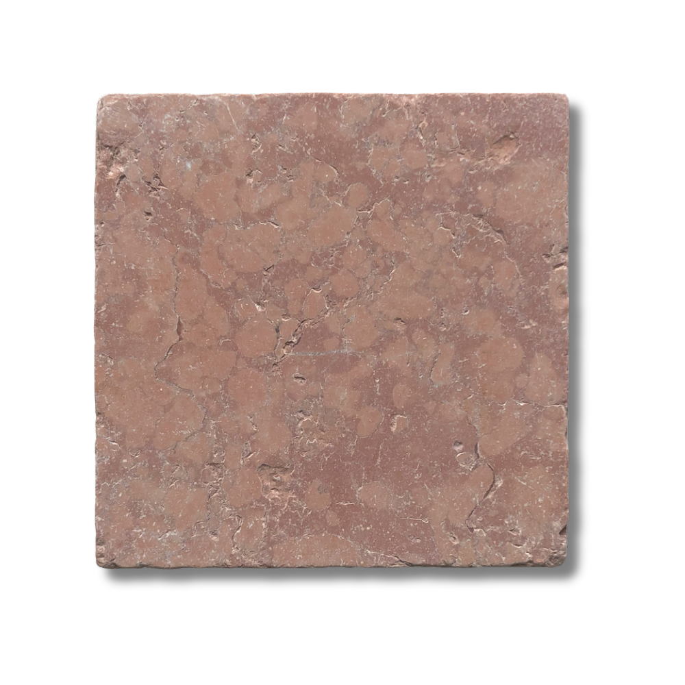 ROSSO VERONA TUMBLED TILE 150x150MM – Byzantine Design