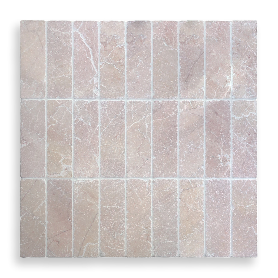 ROSA MARBLE TUMBLED TILE 200X65MM – Byzantine Design